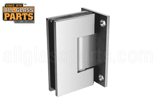 Wall Mount, Full Plate Hinge Designer Series Chrome