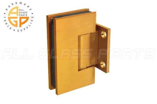 Wall Mount, Short Plate Hinge Designer Series Brushed Bronze