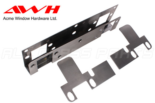 Out-Swing Adjustable Strike Plate Double | All Glass Parts