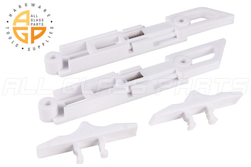Internal Tilt Latch Set White | All Glass Parts
