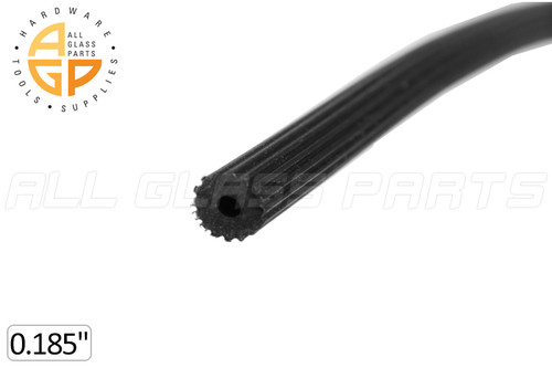 Rubber Screen Spline .185" Black | All Glass Parts
