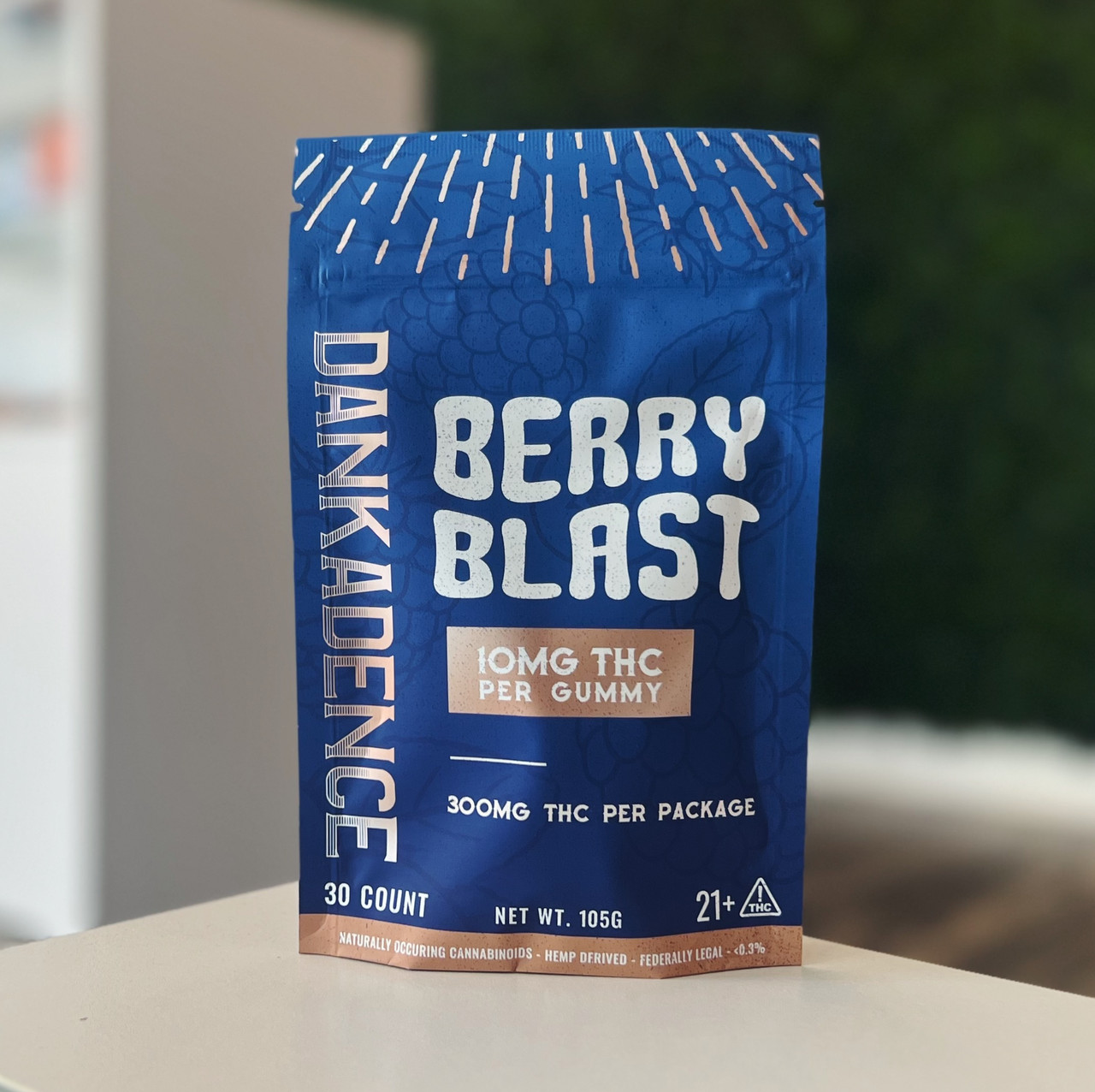 Dankadence Berry Blast 10mg Delta-9 THC Gummies