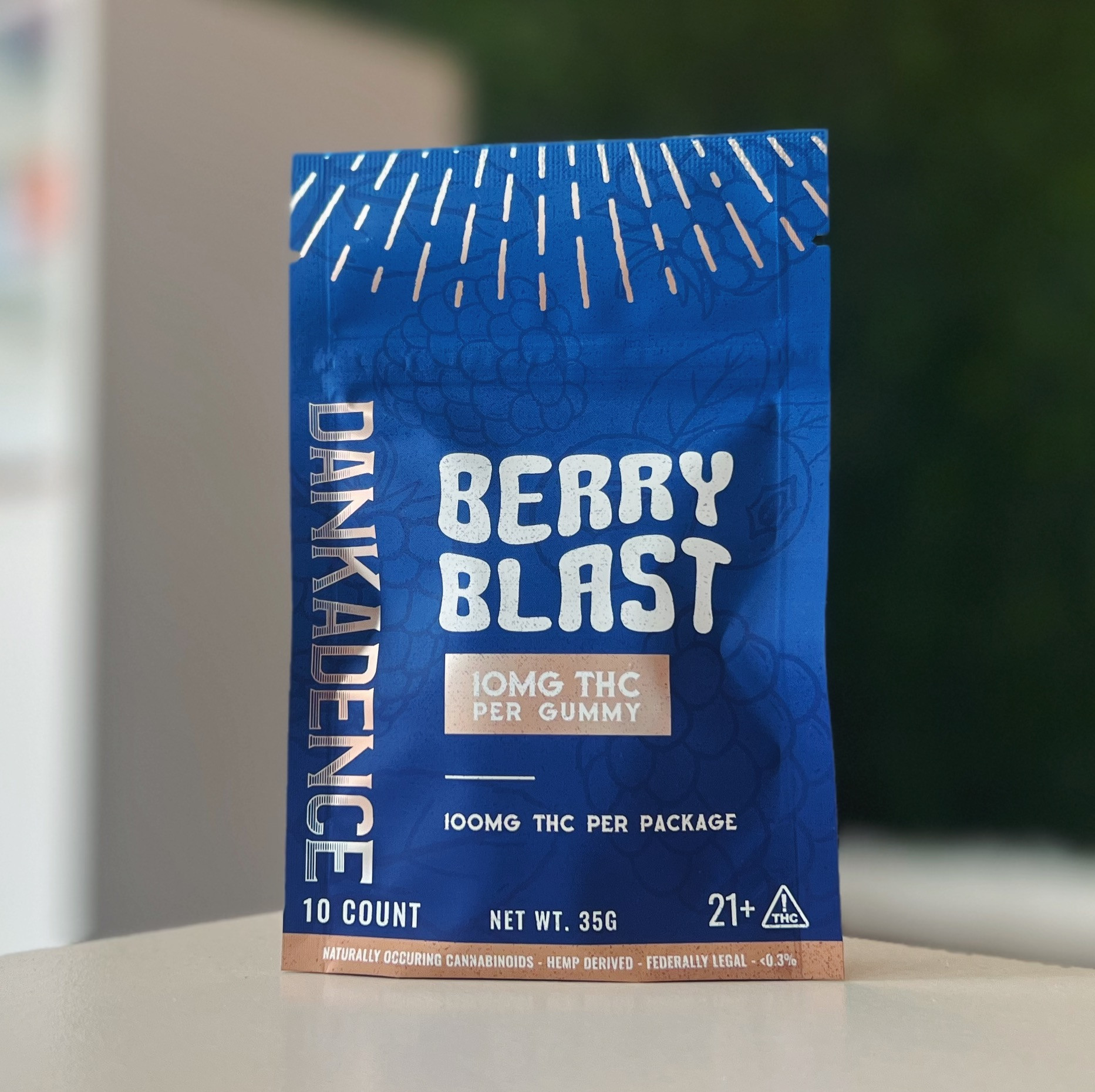 Dankadence Berry Blast 10mg Delta-9 THC Gummies