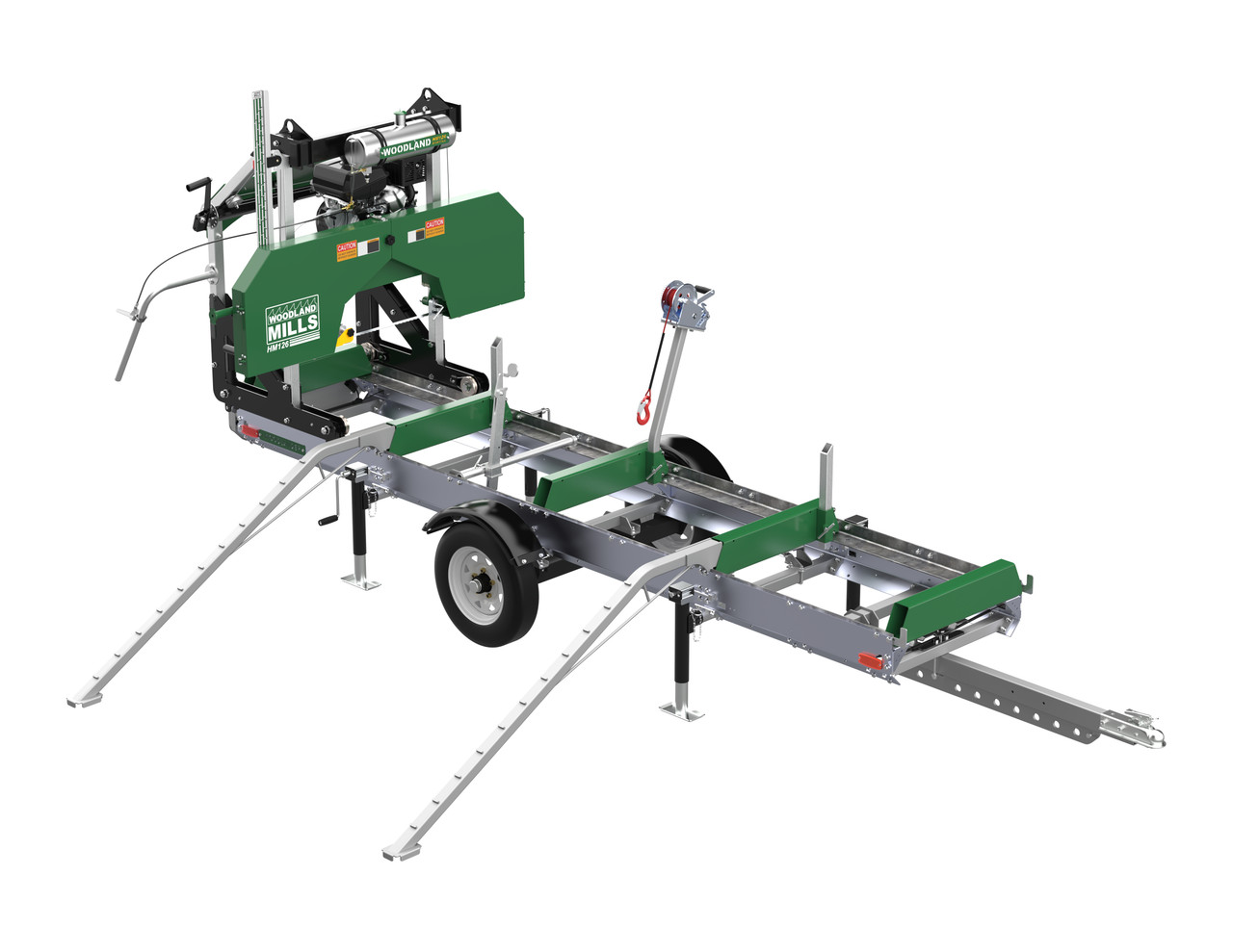 Woodlander Log Loading Ramp & Winch Kit