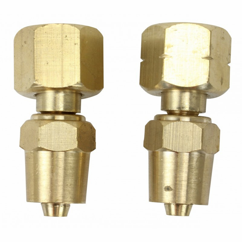 Bossweld 400190 - Oxy Hose Connector 2 Pack LP112 Rh - Toolmart
