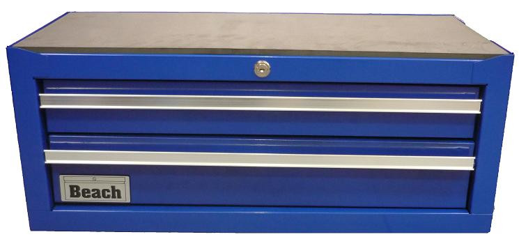 Beach B3I2B - Add On Tool Chest - 2 Drawer Blue Intermediate Tool Chest ...