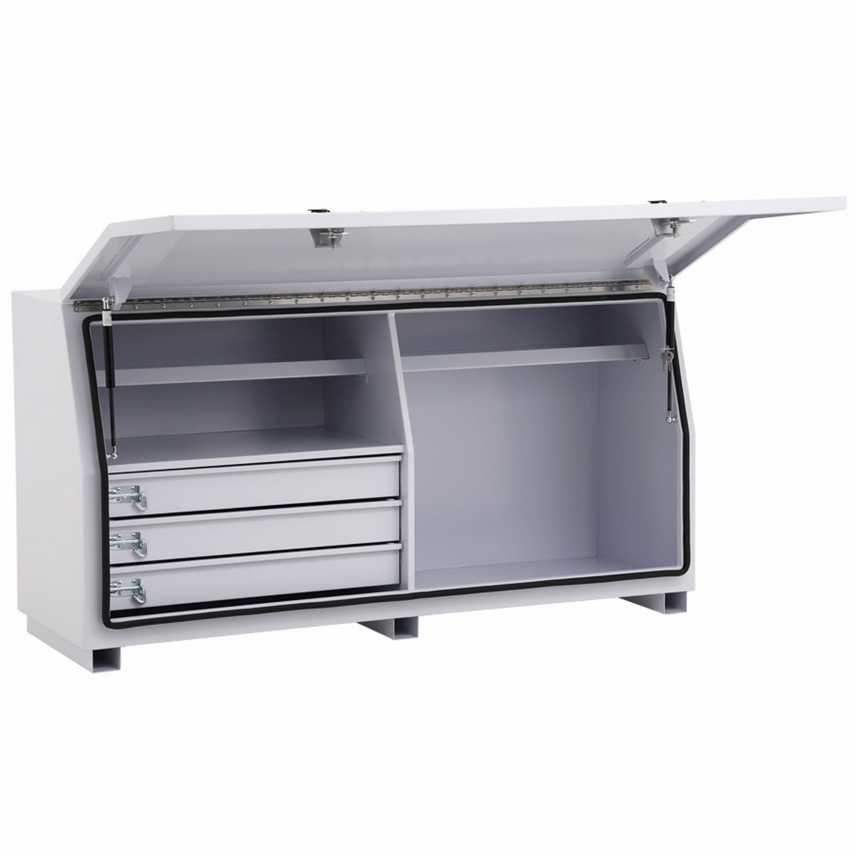 Renegade RIS3D1450 - Ute Tool Box - Steel High Side 3 Drawer 1450mm ...