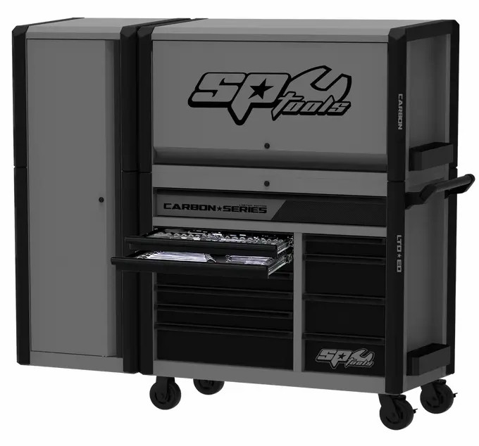 SP Tools SP59562X - Power Hutch Tool Kit with Side Cabinet - 278 Piece ...