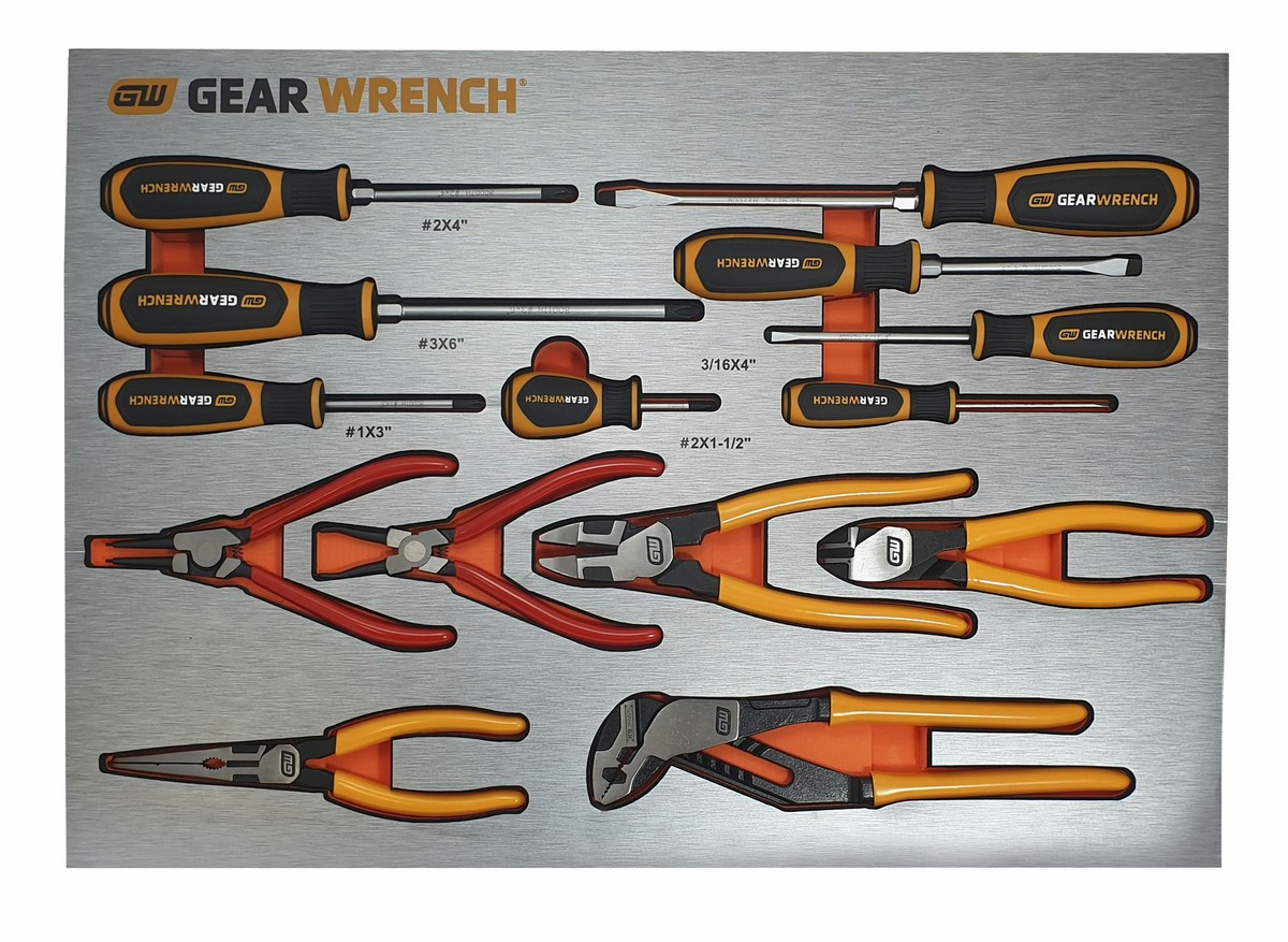 Gearwrench 77021 - Tool Kit - 638 Piece - 58" Trolley + 28" Chests (x2 ...