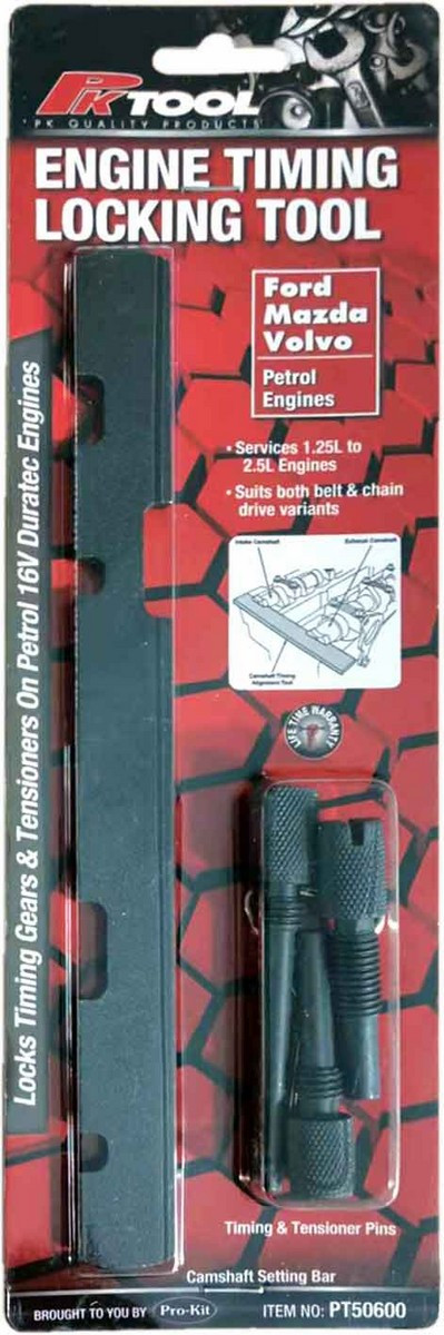 PKTool PT50600 - Engine Timing Locking Tool - Ford, Mazda, Volvo Petrol ...