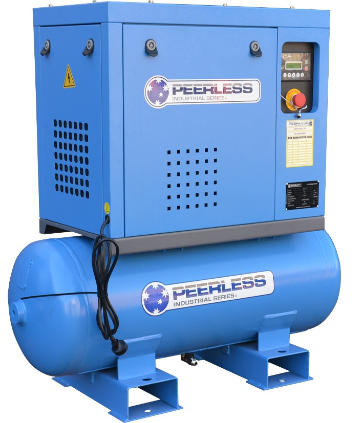 Peerless PS3/10HP - Screw Compressor 3HP High Pressure Single Phase ...