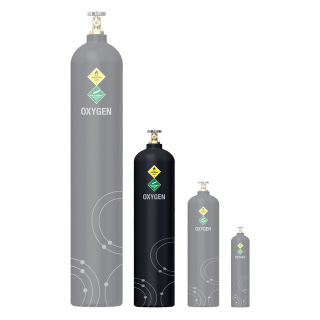 WA Gases CYLE-OXYGEN-FULL - Oxygen Gas - E Size - Full - Toolmart