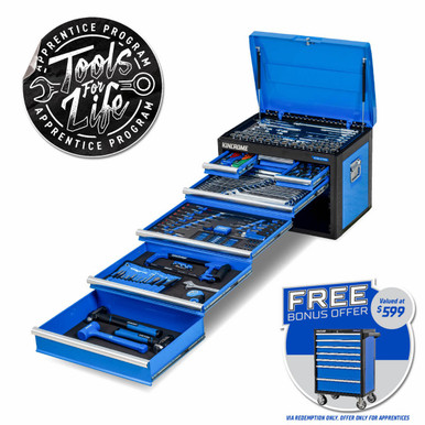 Kincrome P1709 - Evolution Tool Chest Kit 257 Piece 7 Drawer - Toolmart