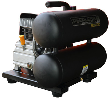 Peerless Black PB2500-TT - Twin Tank 2.5HP Direct Drive Compressor ...