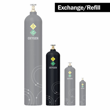 WA Gases CYLE-OXYGEN-SWAP - Oxygen Gas - E Size - Exchange/Refill ...