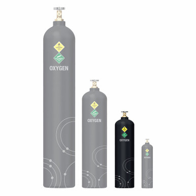 WA Gases CYLD-OXYGEN-FULL - Oxygen Gas - D Size - Full - Toolmart