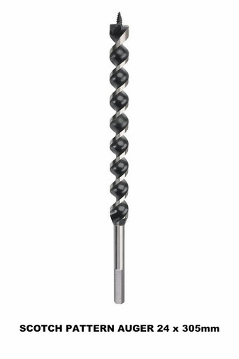 Bordo 2664-24X305 - Scotch Pattern Auger 24 x 305mm - Toolmart