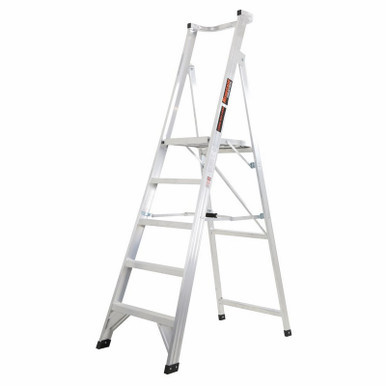 Renegade RIPLAT5-A - Aluminium Platform Ladder 5 Step 1.4m - Toolmart