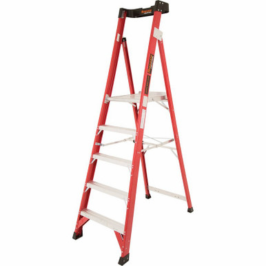 Renegade RIPLAT5 - Fibreglass Platform Ladder 5 Step 1.4m - Toolmart
