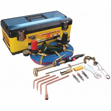 Bossweld 400004FBA - Gas Welding Kit - Oxy Acet Kit C/W 4 x Flashback ...