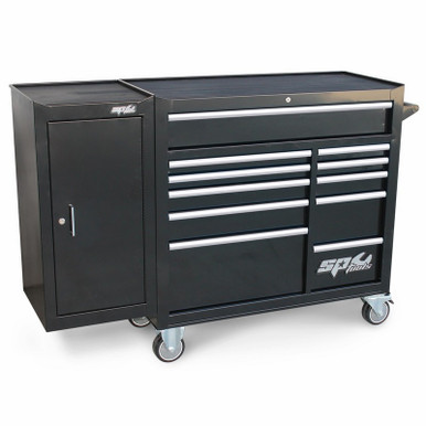 SP Tools SP40160 - Custom Series 11 Drawer Roll Cab with Side Cabinet ...