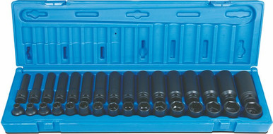 Action 611103201 - Impact Socket Set 3/8" Drive 32 Piece 6-Point Metric ...