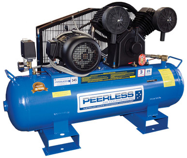 Peerless PV25 - Compressor 3PH 5.5HP 110L Fad 545LM 145 PSI 1154RPM ...