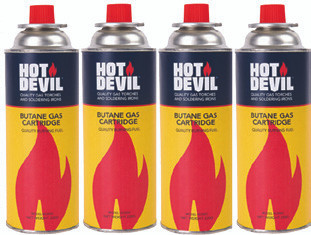 Hot Devil HD200C - Butane Gas 4 Pack - Toolmart