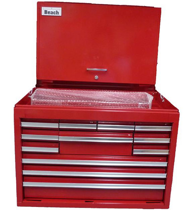 Beach B3TD12R - 12 Drawer Deep Tool Chest - Red - Toolmart
