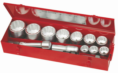 Teng M1115MM - Socket Set - 1" Drive 15 Piece Metric - Toolmart