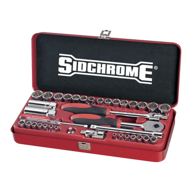 Sidchrome SCMT19105 - Socket Set 1/4&3/8 Drive 38 Piece AF/Metric ...