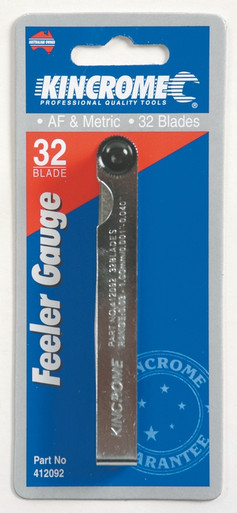 Kincrome 412092 - Feeler Gauge 32 Blade 105mm (4") - Toolmart