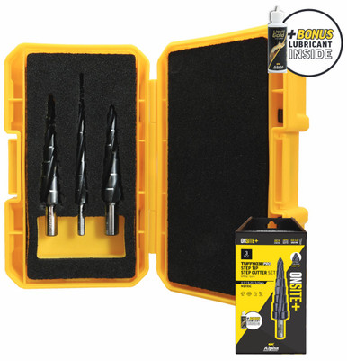 Alpha SM3STDSD-B - Step Tip Step Cutter Set - 3 Piece Metric +Bonus ...