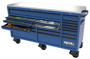 SP Tools SP50825BL - Tool Kit - 73" USA Sumo Series Roller Cabinet ...