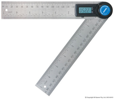 Accud AC-821-008-01 - Protractor & 200mm Combination Ruler - 360deg ...