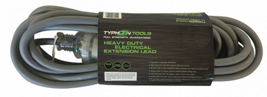 Typhoon 70120 - 10m Extension Lead Heavy Duty 15A Lead 10A Plug - Lead ...