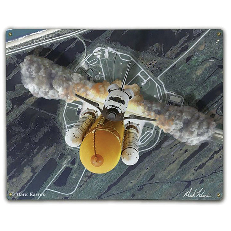 Space Shuttle Metal Sign | Historic Aviation - The #1 Source For High ...
