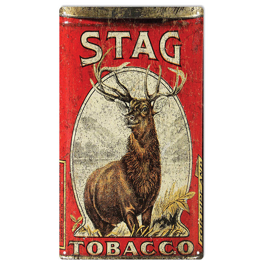 Stag Tobacco Metal Sign | Historic Aviation - The #1 Source For High ...