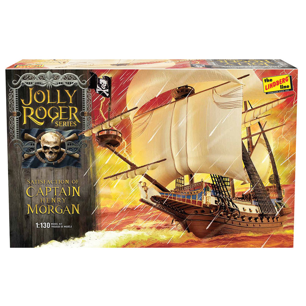 Jolly Roger Pirate Ship (Capt. Morgan) 1/130 Kit | Historic Aviation ...