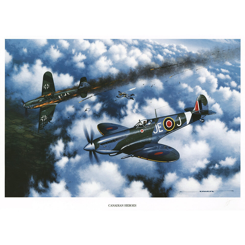 Canadian Heroes - Stan Stokes Art Print | Historic Aviation Collectibles