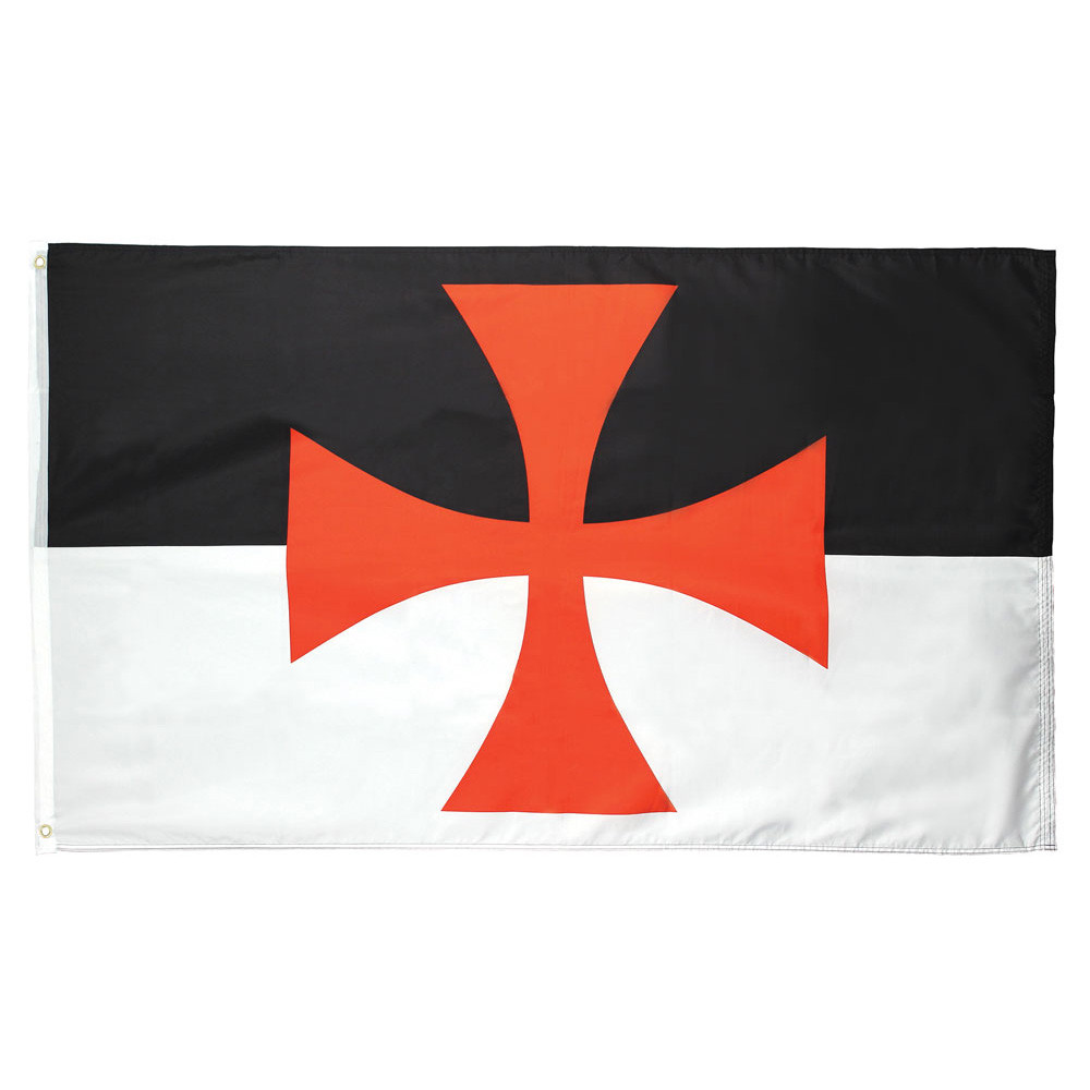 Beauceant Knights Templar Flag | Historic Aviation Collectibles