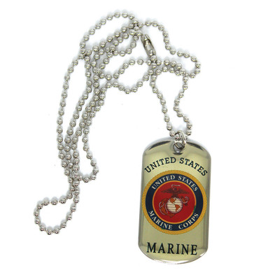 Marines Dog Tag Necklace CK2124 | Historic Aviation Collectibles