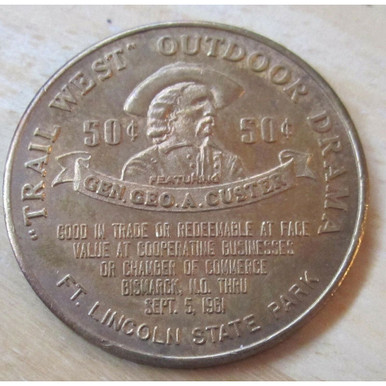 1961 Custer Dakota Territory Anniversary Token | Military Issue - The ...