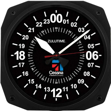 10" Cessna 24-Hour Instrument Style Clock | Historic Aviation - The #1 ...