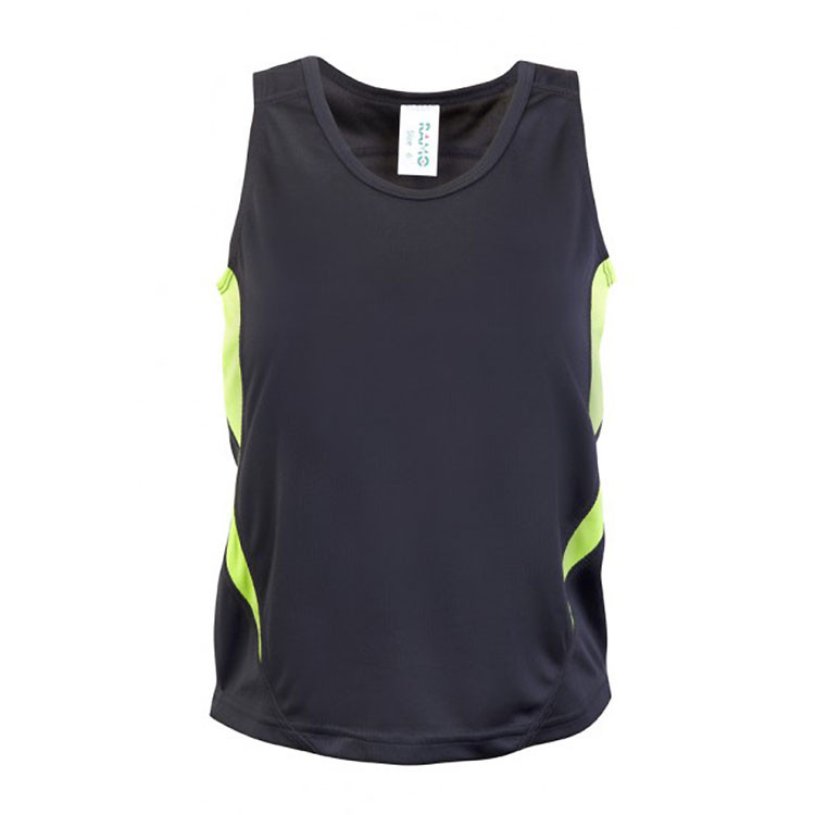Shop Kids Quick Dry Contrast Singlet | Bulk Buy Sports Uniform Blank ...