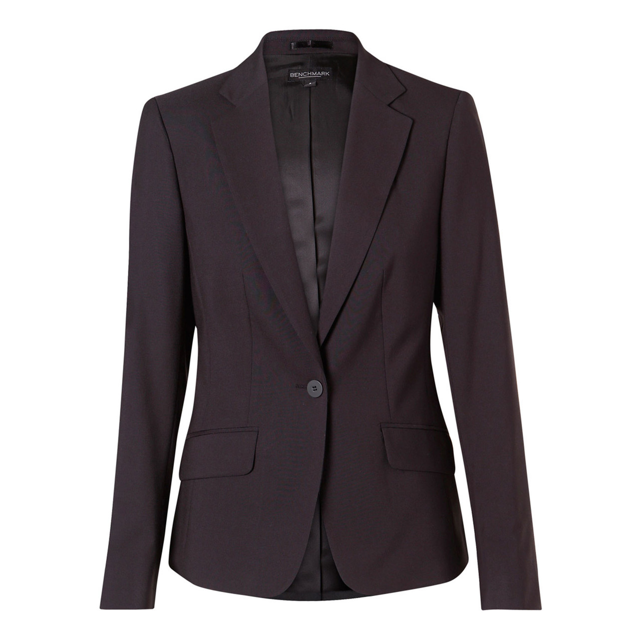 Shop Plain Stretch Corporate Cropped Jacket | Buy Ladies Business Wear ...