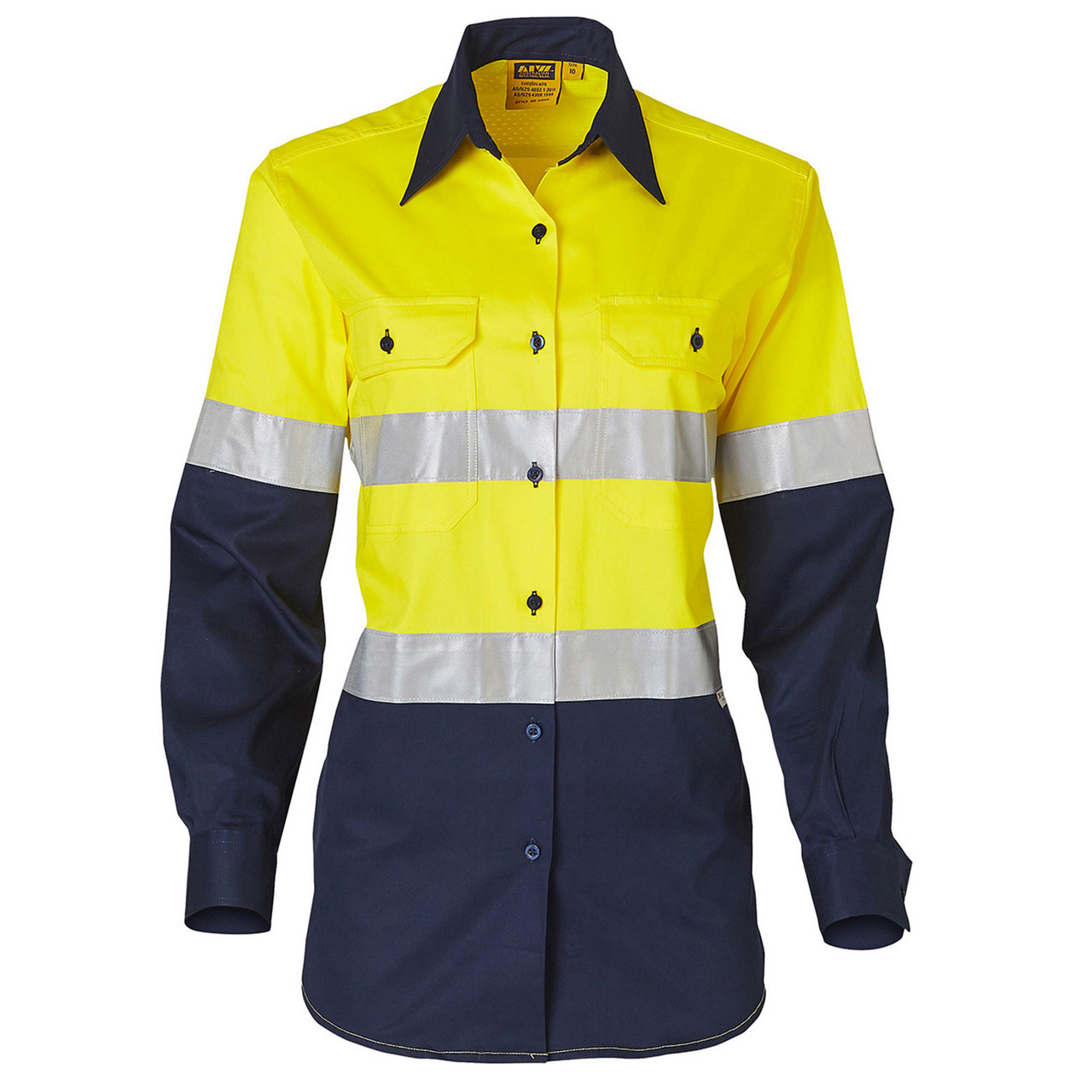 Wholesale Ladies Cool-Breeze Cotton Safety Shirt 3M Tapes | Workwear Online
