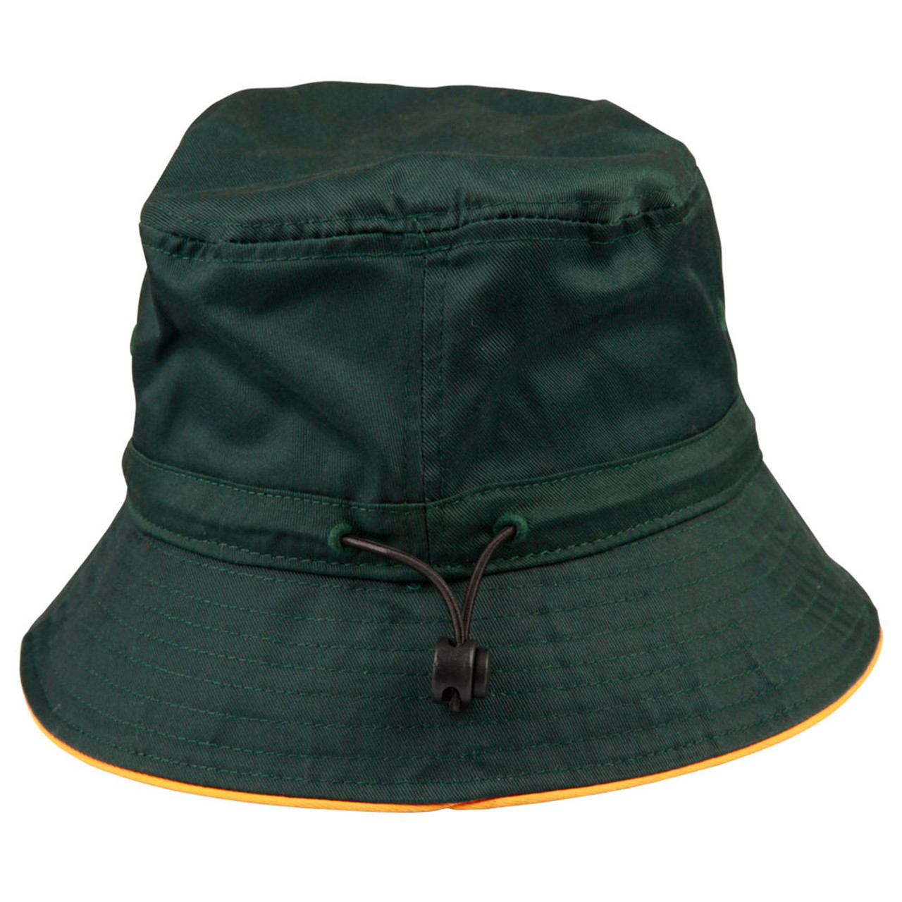 Shop Adult Contrast Trim Soft Bucket Hat With Toggle | Blank Clothing ...