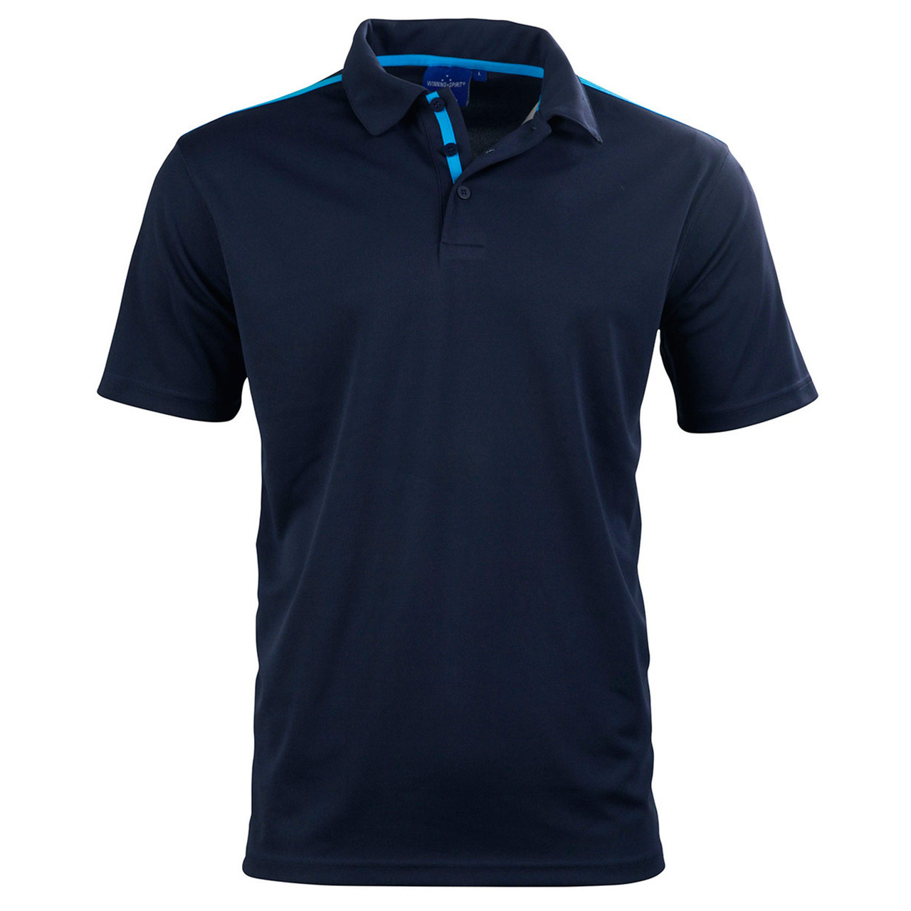 Shop Rapid Cool Mens Contrast Polo Shirts | Quick Dry Sports Plain ...