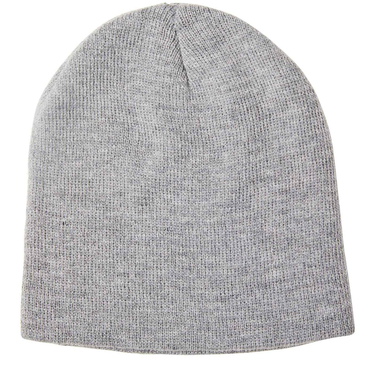 NORDIC | Plain Marl Double Layer Slouch Beanie - Blank Clothing Australia